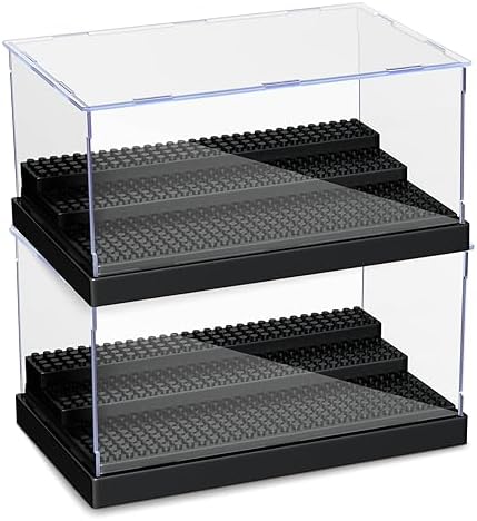Amazon.com: Display Case for Minifigure Action Figures Blocks, Display ...