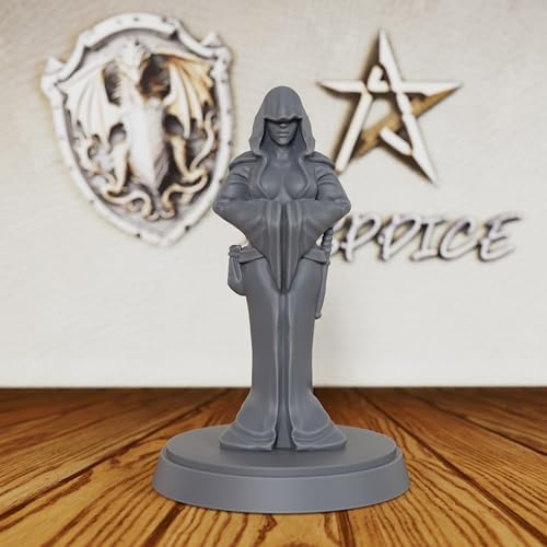 Amazon.com: Dungeons and Dragons Female Cultist Miniature Unpainted DND ...