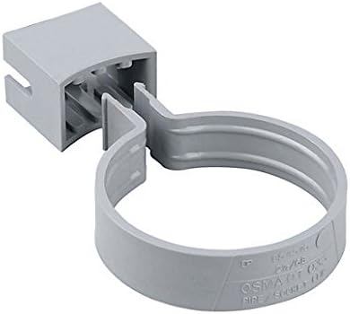 Pack of 2 x Osma 0T033G (Grey) Concealed Screw Pipe or Socket Bracket ...