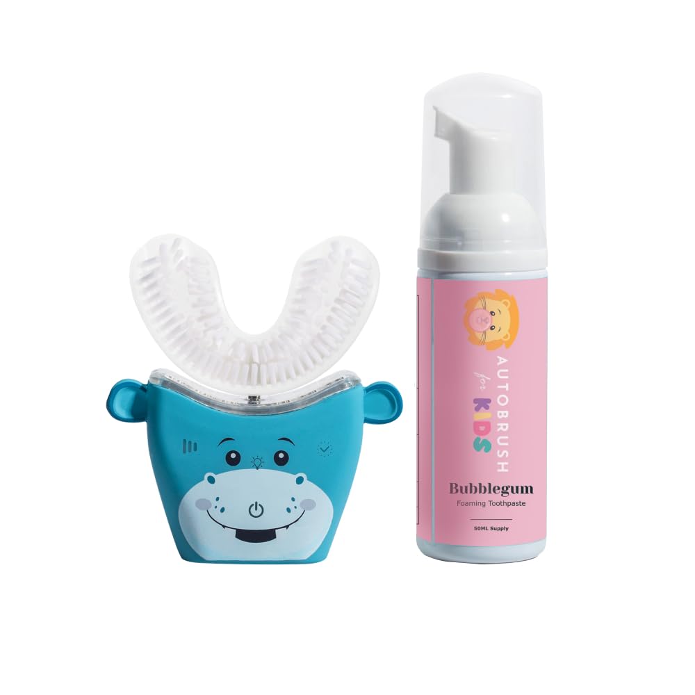 Amazon.com: autobrush Sonic Pro Kids U Shaped Electric Toothbrush with ...