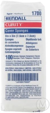 Amazon.com: Curity Kendall Nonsterile Cover Sponges 4X4 (1792) : Health ...