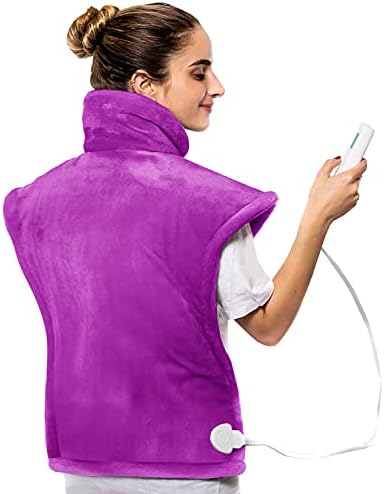 Amazon.com: BOB AND BRAD Weighted Heating Pad for Back Pain Relief, 24 ...