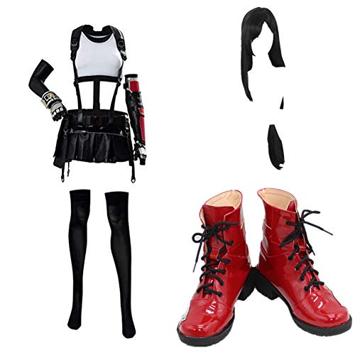 Full Set Outfits FFX Tifa Lockhart Cosplay Costume Halloween - Want It All