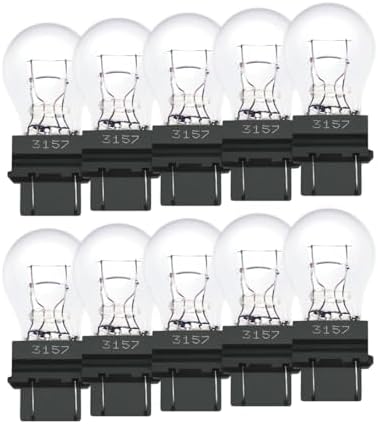 Lanuovx 3157 Bulbs 10 Pack,12V 3047 3057 3457 3757 4057 4157 Miniature ...
