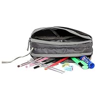 Wildmount Multi Utility Dual Compartment Pouch ( Black & Grey ...