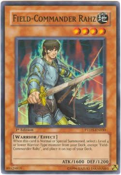 Amazon.com: Yu-Gi-Oh! - Field-Commander Rahz PTDN-EN030 Super Rare - GX ...