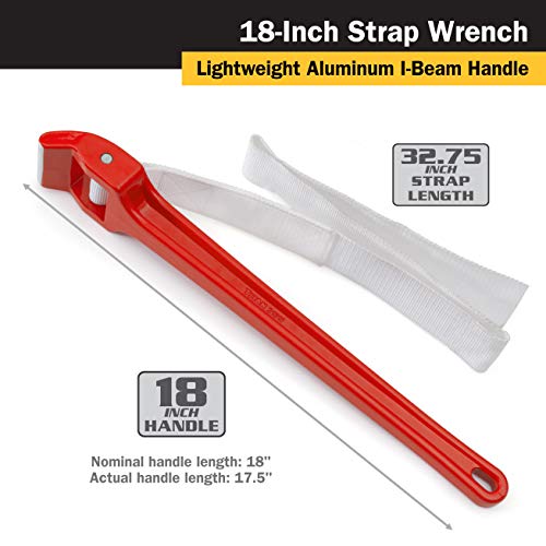 Titan 21316 18-Inch Strap Wrench – BigaMart