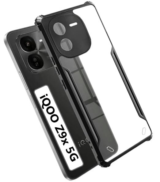 COBERTA Polycarbonate Back Cover for Iqoo Z9X 5G Back Cover Case-Black ...