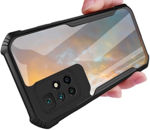 REALCASE Redmi 10 Prime Back Cover Case Shockproof Bumper Crystal Clear ...