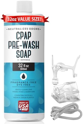Amazon.com: IMPRESA Concentrated CPAP Prewash Soap - 32 Fl Oz - Clear ...