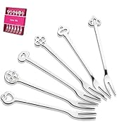 Amazon.com: 6 Pack Fruit Stainless Steel Pickle Forks, 4.84 Inch Small ...