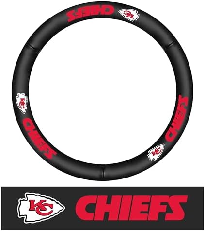 Amazon.com: FANMATS 40478 NFL - Kansas City Chiefs Genuine Leather ...