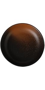 Amazon.com | Generic Solid color ceramic plate single or set of four ...