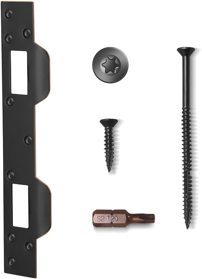 Amazon.com: Micro Traders 1Pc Door Flat Strike Plate Stainless Steel ...