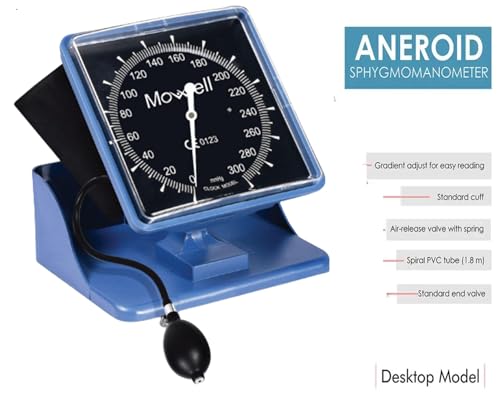 Mowell Wall Desktop Aneroid Sphygmomanometer Desktop Blood Pressure ...