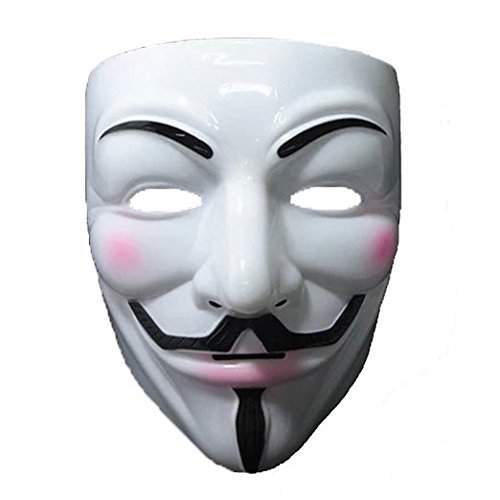 Buy Viney mask V For Vendetta Mask Halloween Mask Free Size Online at ...
