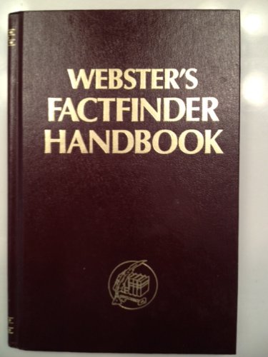 Webster's Factfinder Handbook: Webster: Amazon.com: Books