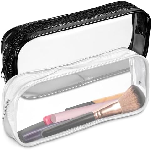 Amazon.com: Small Makeup Bag for Purse 7.78" x 3.15" x 1.37" – 2 Pcs ...