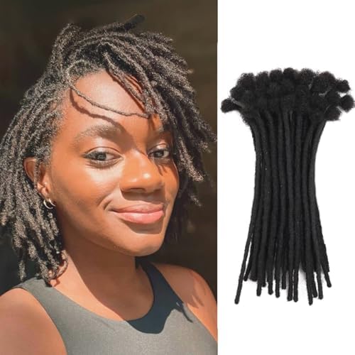 Amazon.com : Loc Extension Human Hair 100% Real Human Hair 0.2cm ...