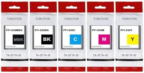 Amazon.com: Canon Cyan Ink 55m (PFI-030C) for Canon imagePROGRAF TA-20 ...