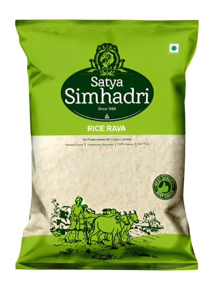 SATYA SIMHADRI FOOD PRODUCTS Rice Rava - 500 G | Traditional Rice Sooji ...