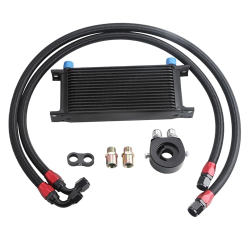 Snapklik Universal 16 Row Oil Cooler Kit 10an Transmission