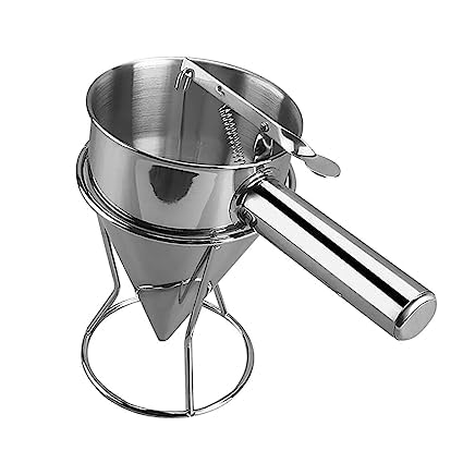 Peyx Pancake Batter Dispenser with Baking Stand 1200ml Pancake ...