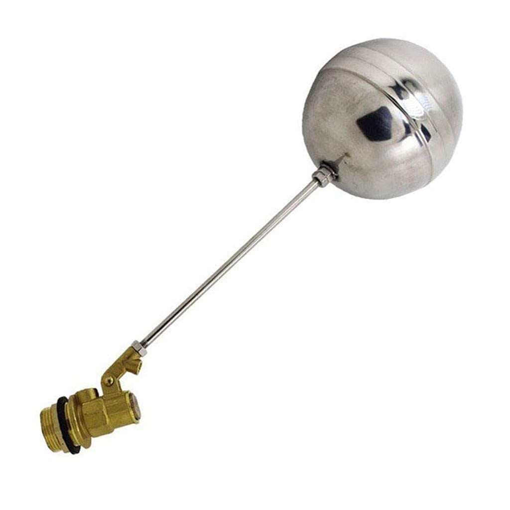 Buy 1/2" 3/4" 1" Brass Float Valve Cold and Hot Water Tank Floating ...