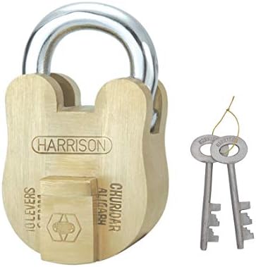 Link Armored 70mm Padlock, Hardened Shackle | Solid Brass Body with 3 ...