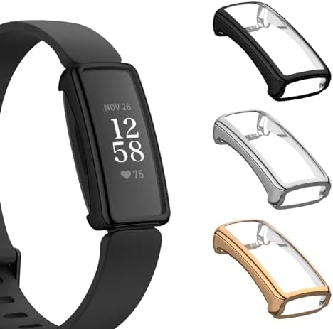 Amazon.com: Meliya [3-Pack] for Fitbit Inspire 2 Screen Protector Case ...