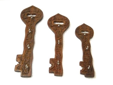 Buy Pindia Key Hanger Chabi Set Wall Key Wooden Holder Gift House Home ...