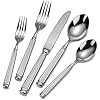 Amazon.com | 40-Piece Heavy Duty Silverware Set for 8, 18/10 Stainless ...