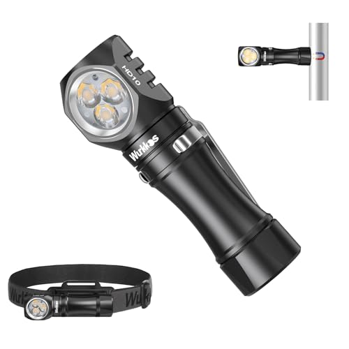 Wurkkos Flashlight Rechargeable 1200 Lumens Small Flashlight with ...