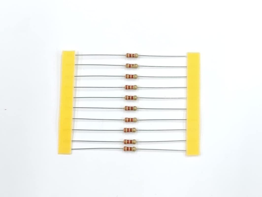 DIYtronics (100 Pcs) 2K2 Ohm Resistor 1/4 Watt Tolerance 5% 2.2k ohm ...