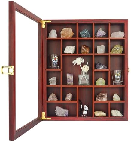 Amazon.com - FramePro Rock Display Case - Adjustable Mineral Collection ...