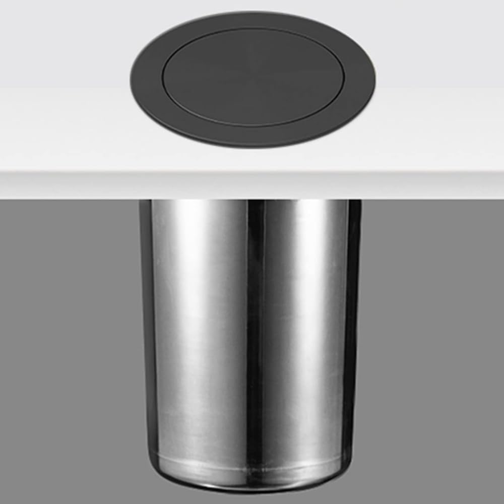 Amazon.com: Countertop Built-in Trash Can Kitchen Cabinet Waste Chute ...