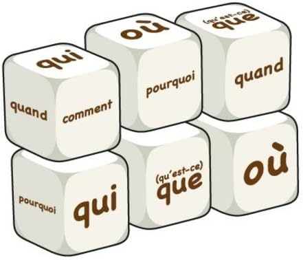 French Question Words (pack of 6 dice): Word Dice : Thomas, Suzanne ...