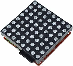 Amazon.com: 8X8 Dot Matrix LED Display Driver Board Full Color LED ...