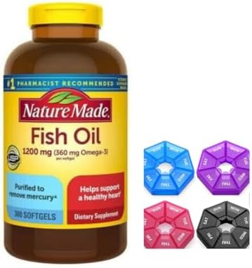 Amazon.com: Nature Made Burp Less Fish Oil 1000 mg Softgels, Omega 3 ...