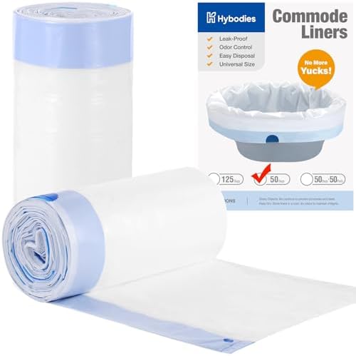 Amazon.com: Hybodies Commode Liners, Disposable Poop Bags Prevent ...