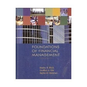Foundations of Financial Management: 9780073363776: Books - Amazon.ca