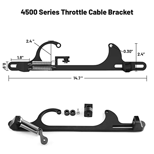4500 Series Carburetor Throttle Cable Bracket Endxedo 8540
