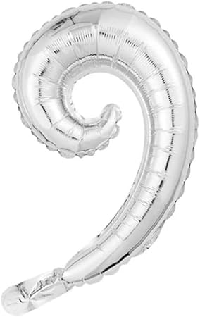 Amazon.com: Curly Wave Shape Foil Air Balloons, 14" Self Sealing, 20pcs ...