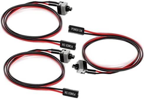 TAAPSEE Power Switch Cable Desktop PC ATX ATX PC Computer Motherboard ...