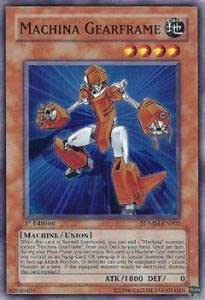 Amazon.co.jp: 遊戯王カード Machina Gearframe/マシンナーズ・ギアフレーム SDMM-EN002SR : おもちゃ