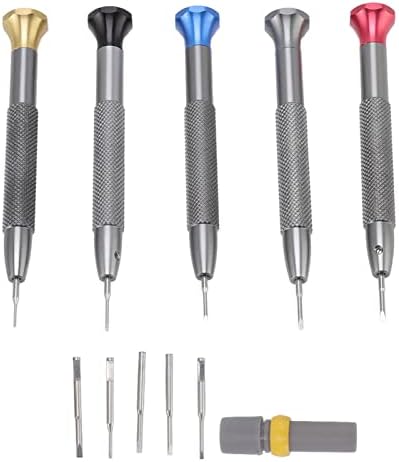 5Pcs Precision Watch Carbon Steel Screwdriver Set Watchmakers Tools ...
