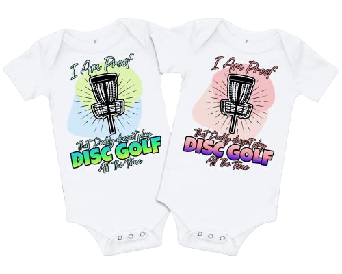 Amazon.com: Funny Disc Golf Baby Shirt Onesie Bodysuit or Toddler Kids ...