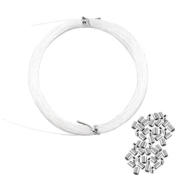 Amazon.com: Invisible Hanging Support Up to 60lbs, 98Feet(30M) Clear ...