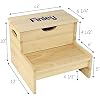 Amazon.com: My Bambino Boy's Personalized Wood Transportation Step ...