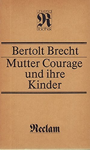 Mutter Courage und ihre Kinder. : Brecht, Bertolt: Amazon.de: Bücher